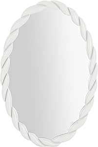 Amazon.com - Tov Furniture Agnes Cream Oval Mirror