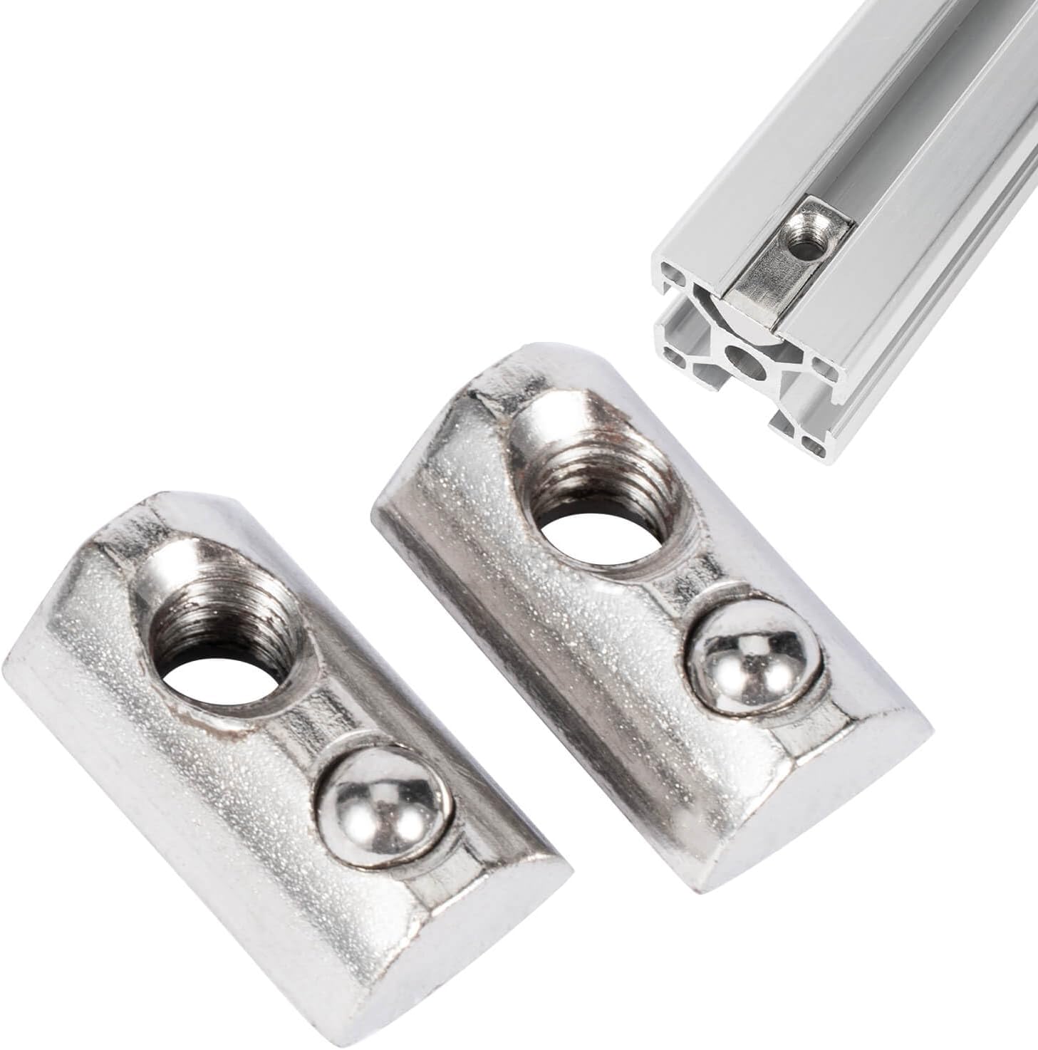 25pcs M6 T Slot Nut with Locatable Ball, T-Nuts, T Slot-Nut for 3030 ...