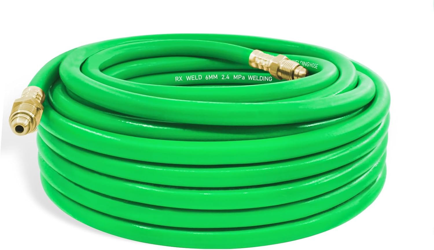 RX WELD Inert Gas Welding Hose 50FT - Argon Flow Hose, (50FT, Green ...