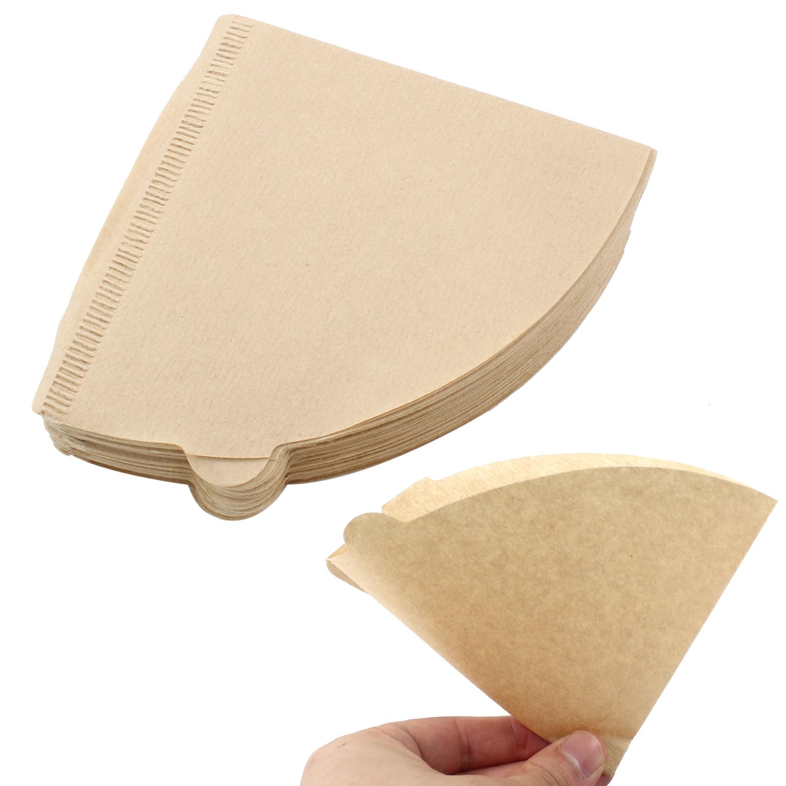 Amazon.com: Piutouyar 2 Coffee Filters, 100 Count Disposable Cone ...