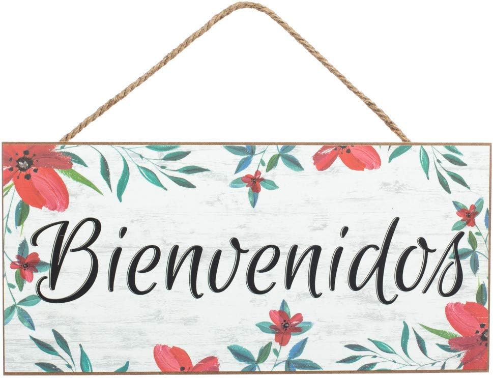 Amazon.com : Bienvenidos Talavera Ceramic Large House Tile Welcome Sign ...