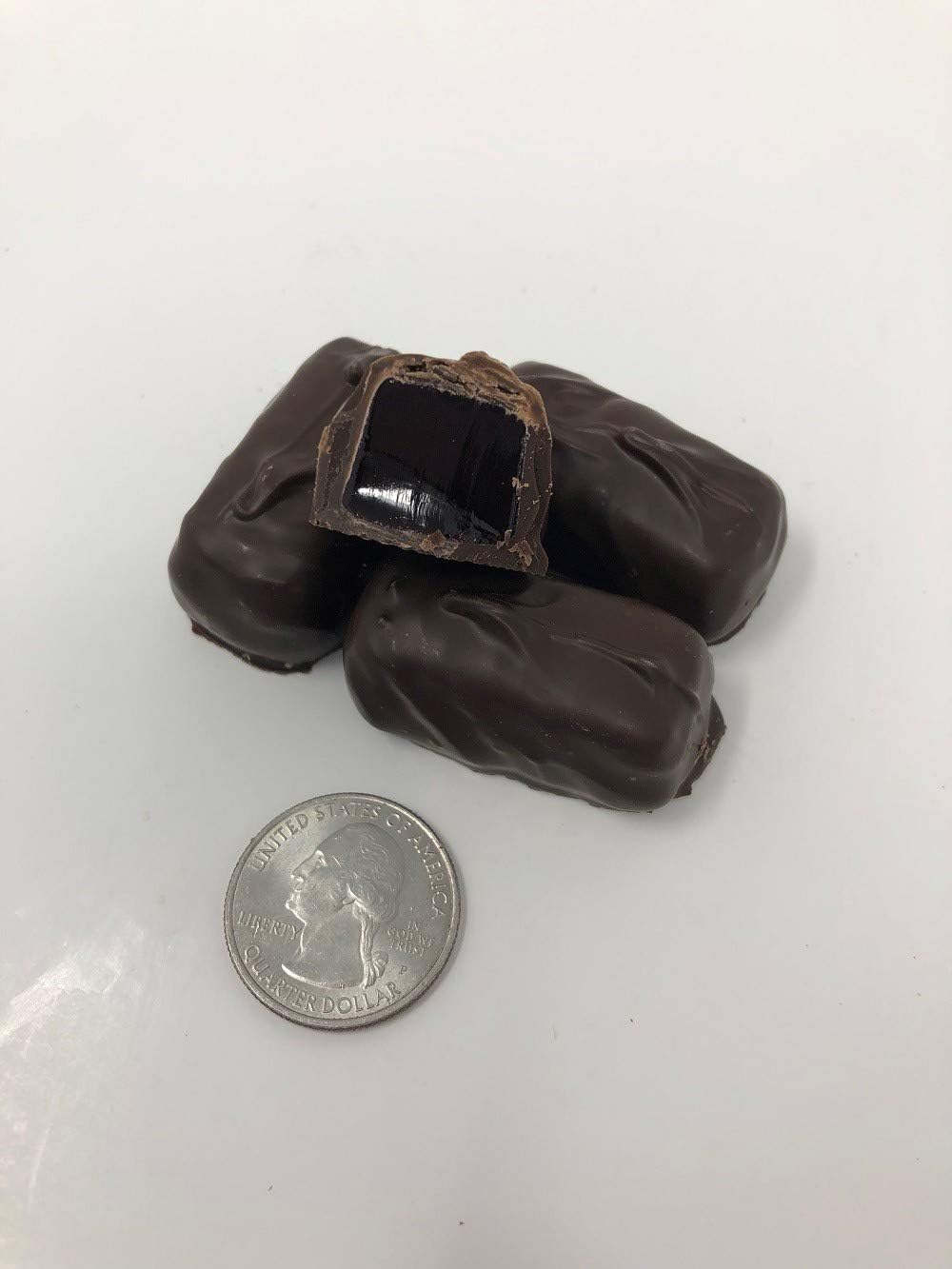 Amazon.com : Chocolate Covered Raspberry Jell Rings - 1 Pound : Candy ...