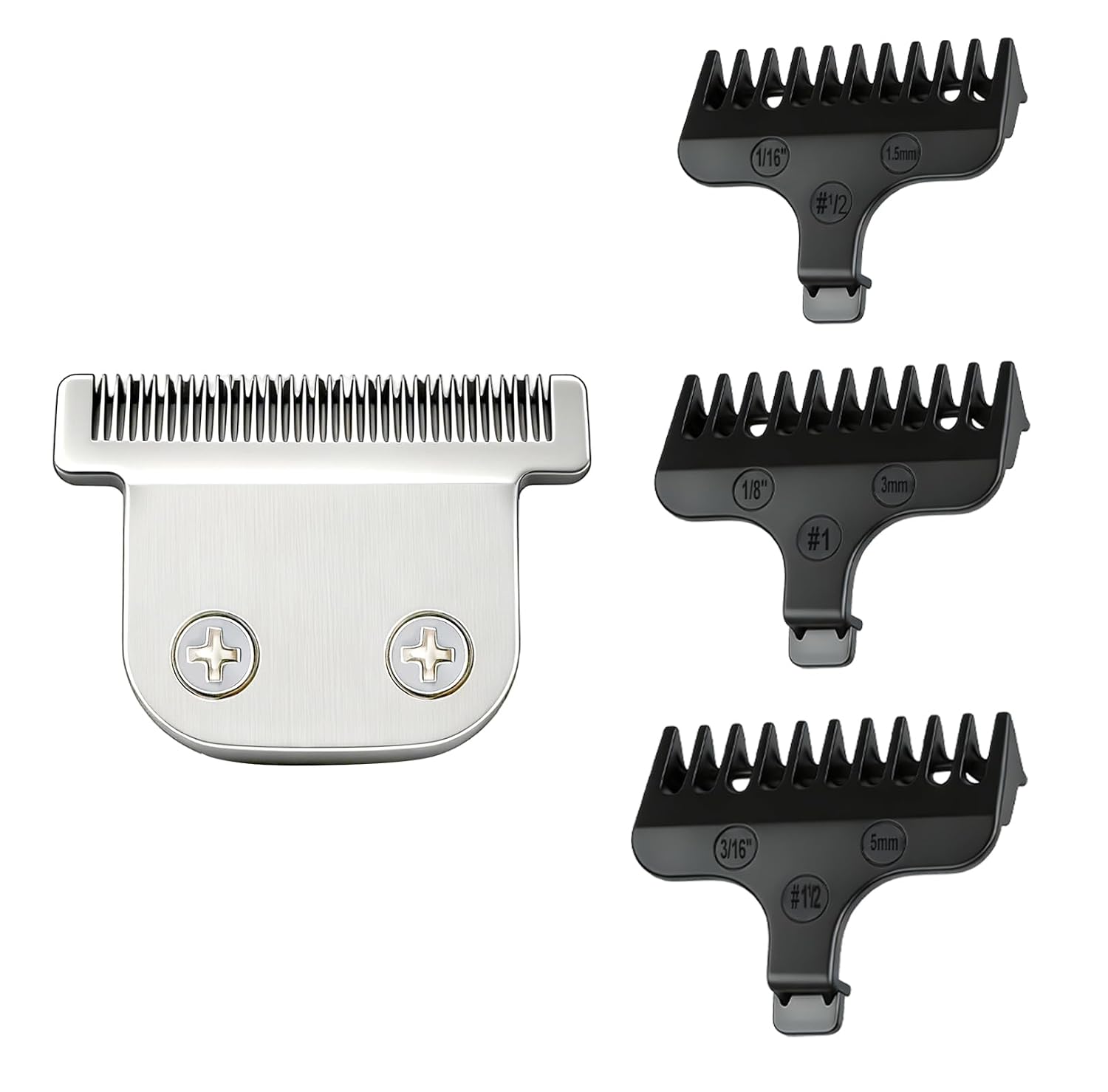 Amazon.com: T-Blade & Comb Kit for Wahl Trimmers, Includes 1.5mm 3mm ...