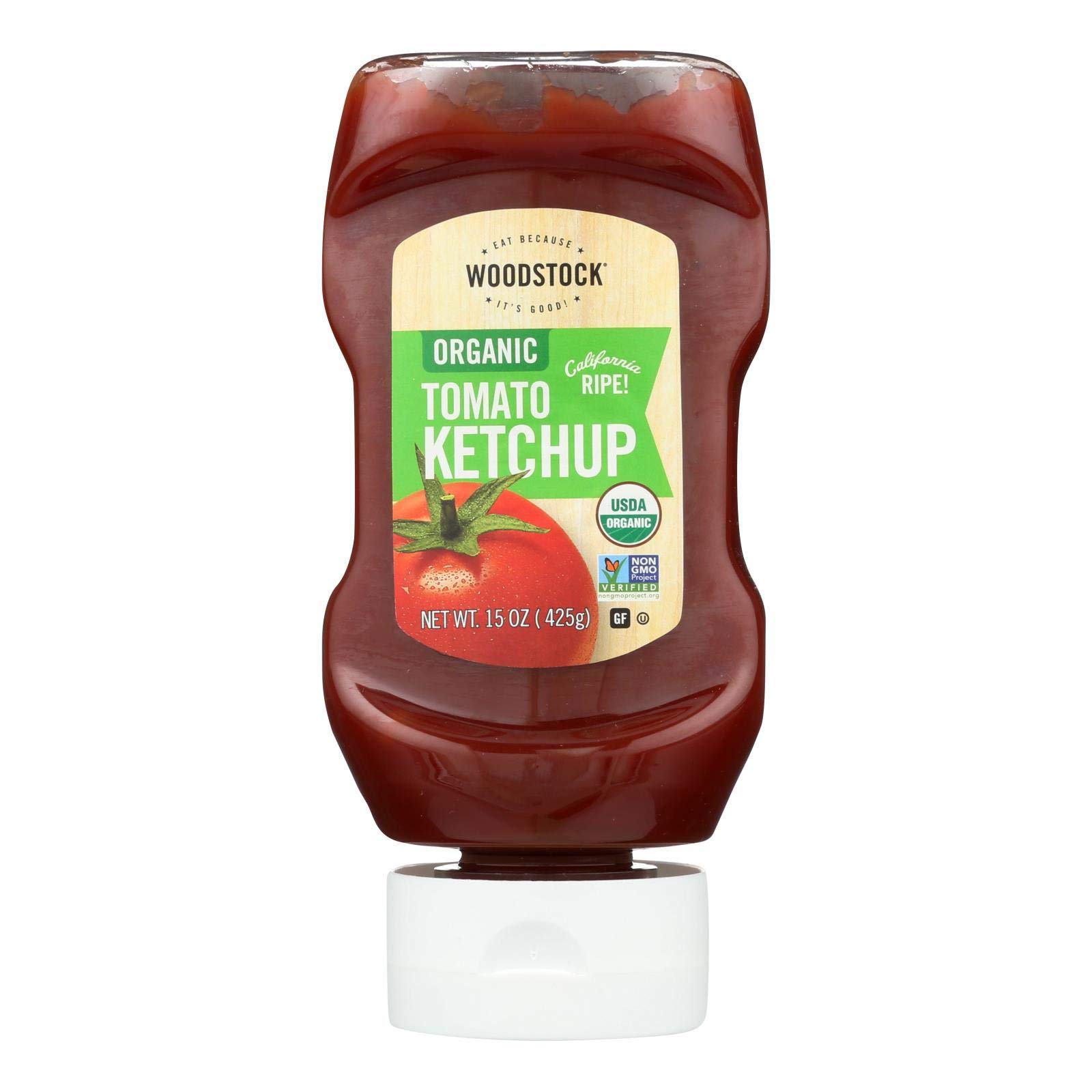 Amazon.com: Woodstock Farms Organic Tomato Ketchup - 14 oz : Grocery ...