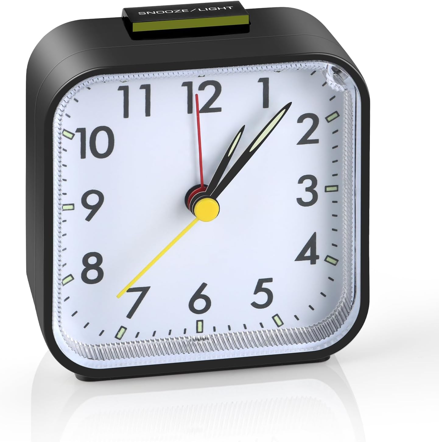 Amazon.de: Hama analoger Wecker ohne Ticken (batteriebetriebene Uhr mit ...