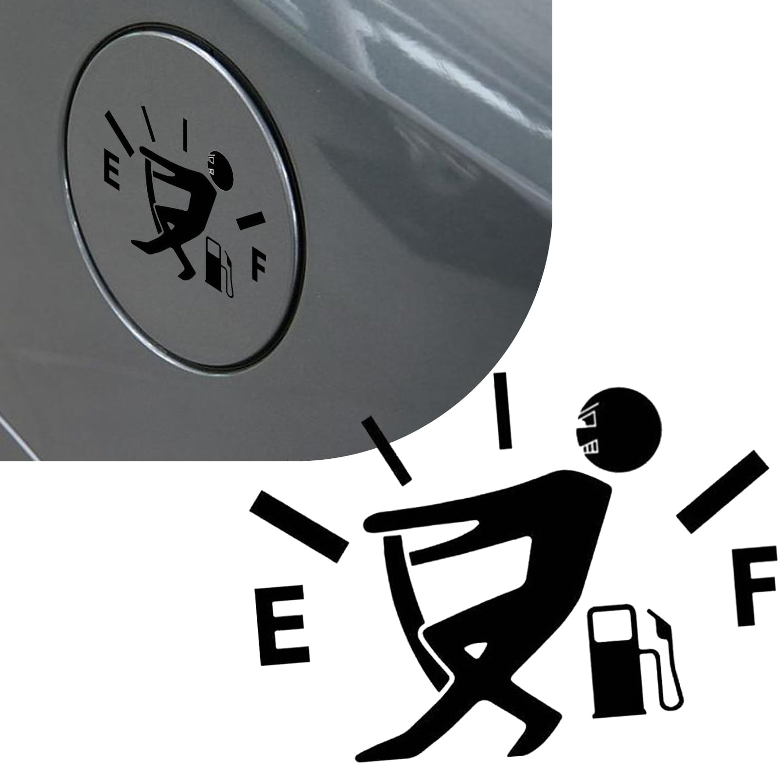 Amazon.com: YOUNGFLY Car Fuel Tank Cap Stickers Decal Vinyl Stickers ...