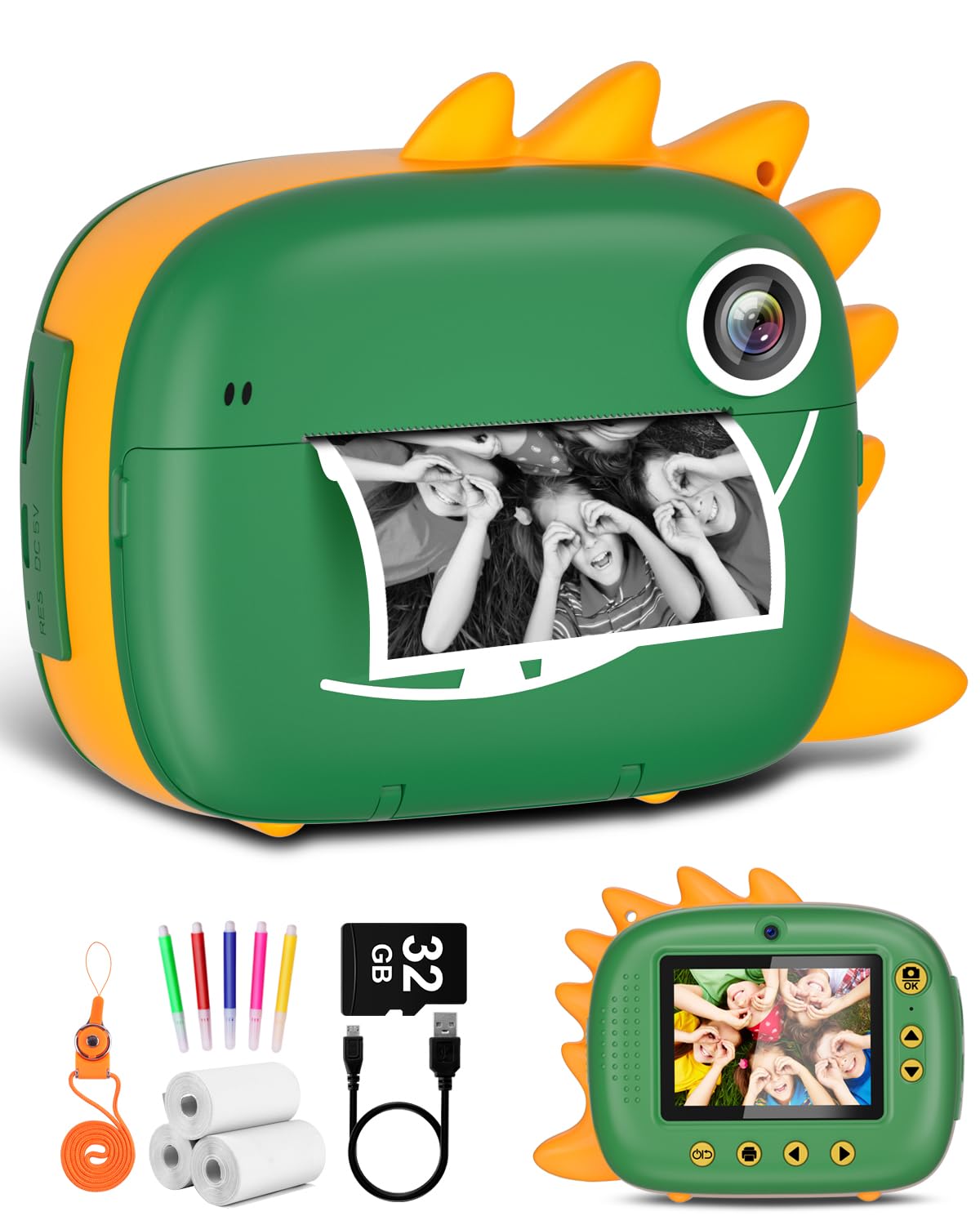 Kids Instant Camera for 3-12 Years Old Kids Toddlers Childrens Boys ...