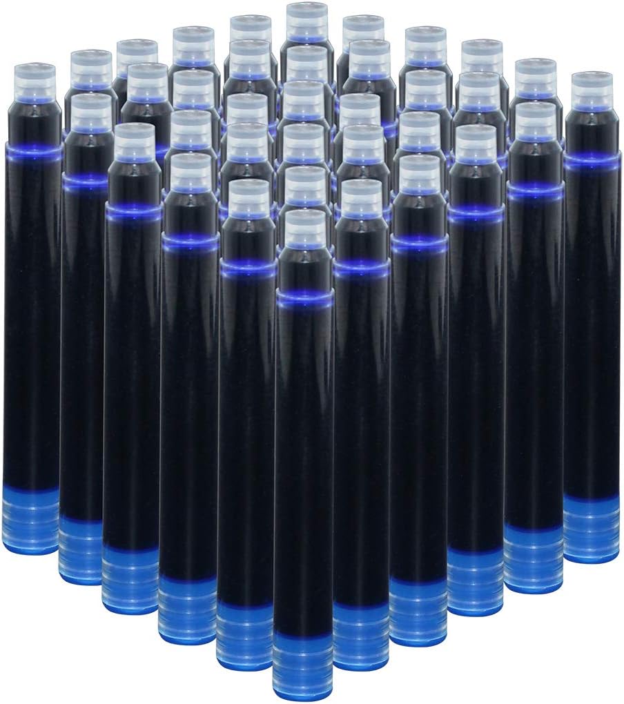 Amazon.com : 30PCS Fountain Pen Ink Cartridges - Blue, International ...