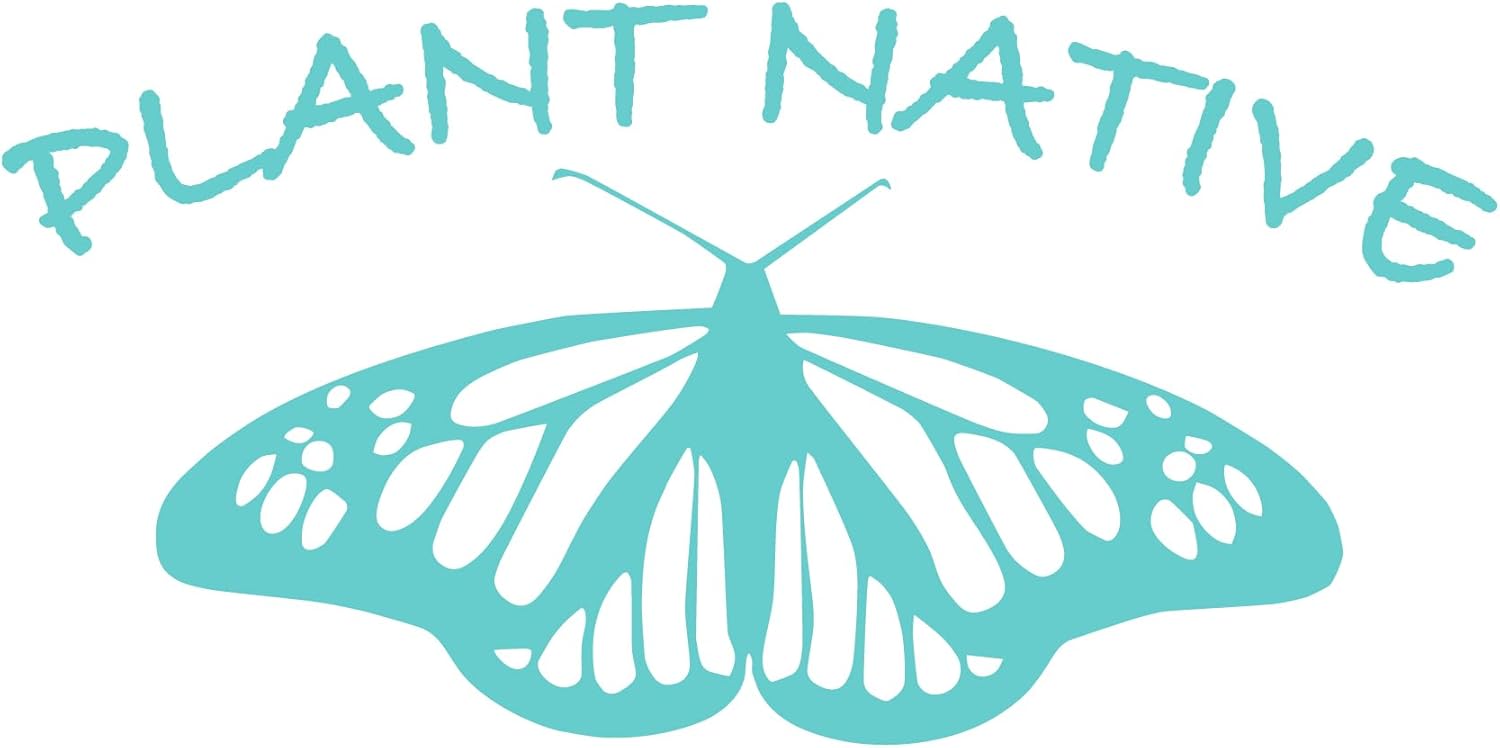 Amazon.com - Plant Native Monarch Butterfly - 5 Inch Mint Vinyl Decal ...