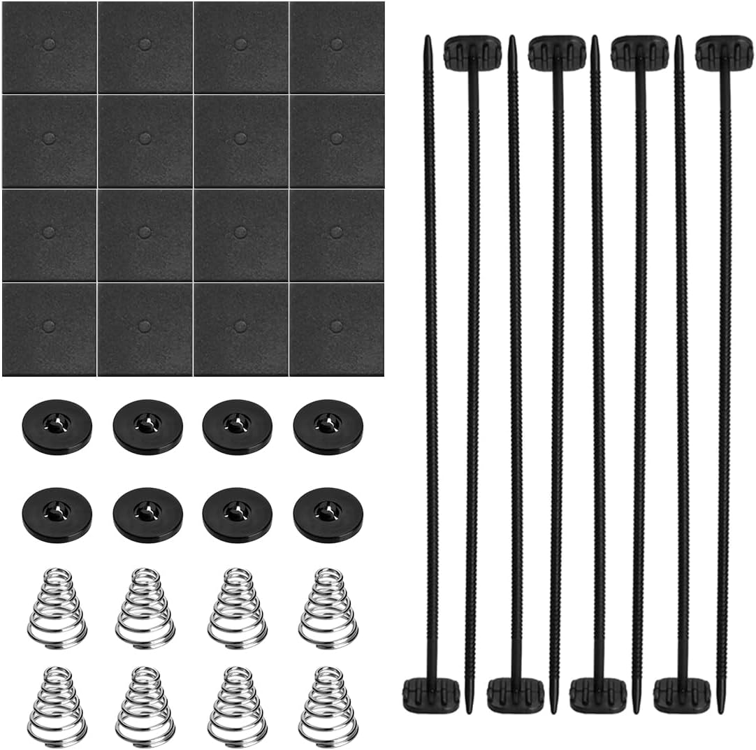 Amazon.com: Ohleats 2 PCS Fan Mounting Kit, Auto Plastic Push Through ...