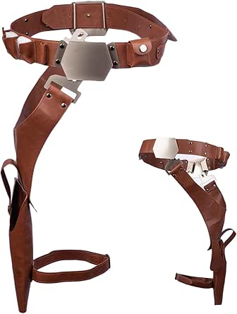 Horizoncos Han Solo Belt with Blaster Holster Han Solo Costume Adult ...