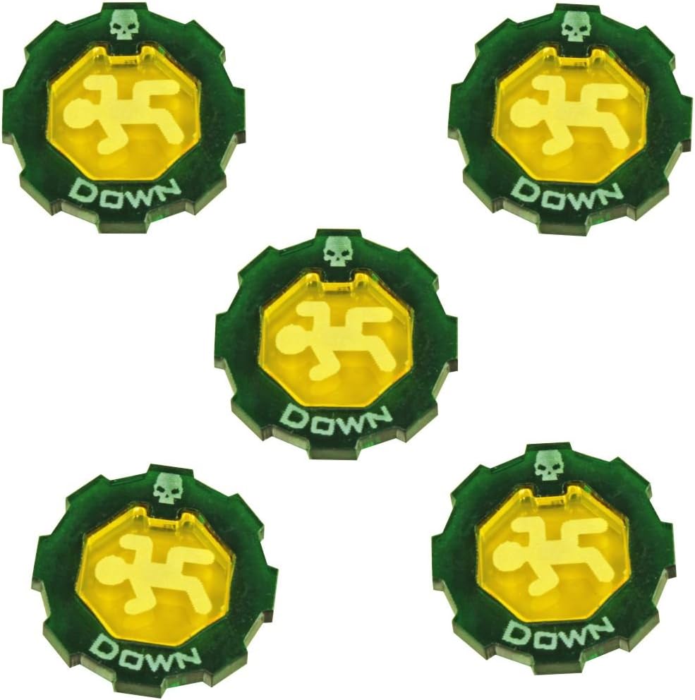 Amazon.com: LITKO 2-Tone Action Tokens | Compatible with Shadow War ...
