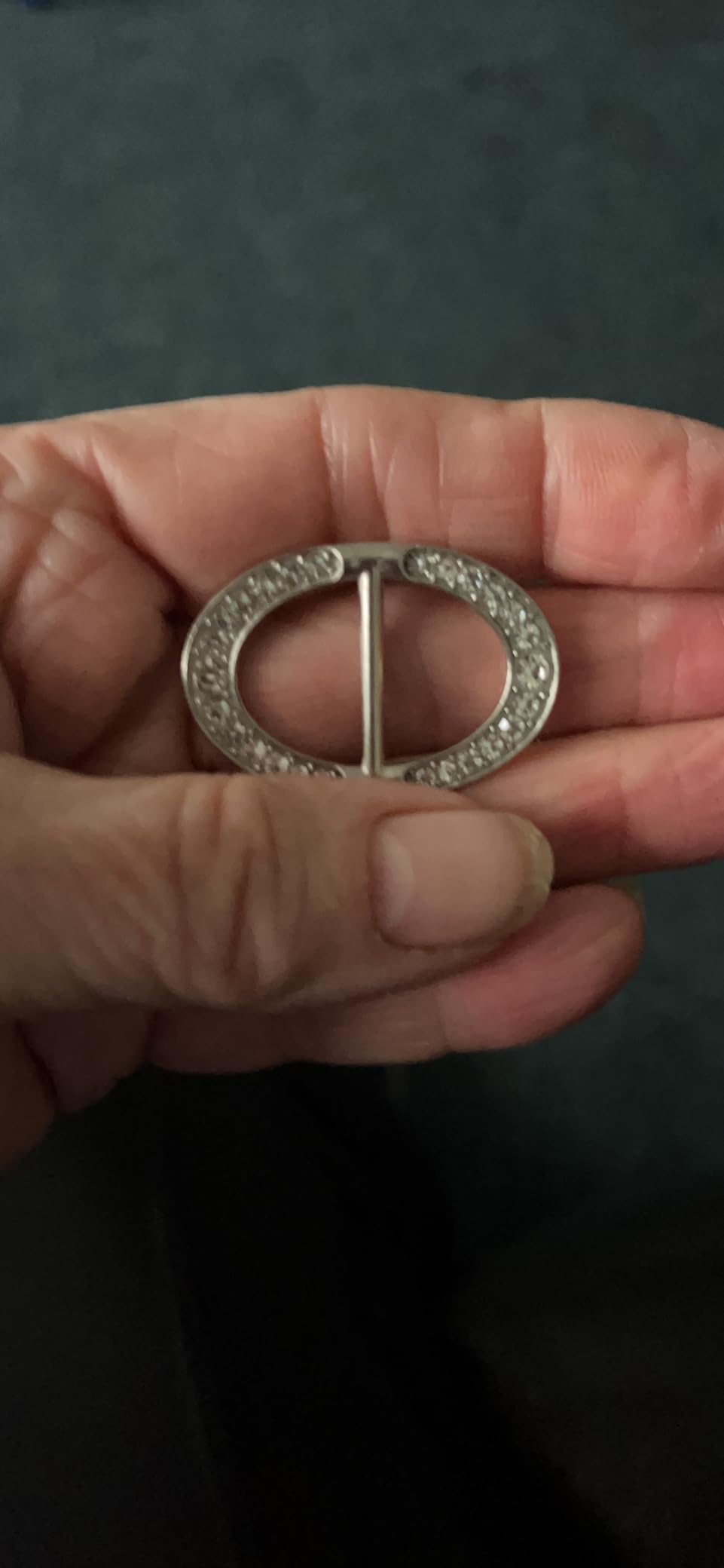 Shawl Buckle Inlaid Rhinestone Buckle Scarf Clasp Scarf Buckle Clip ...