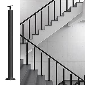 Amazon.co.jp: Floor Vertical Stair Baluster, Industrial Loft Baluster ...
