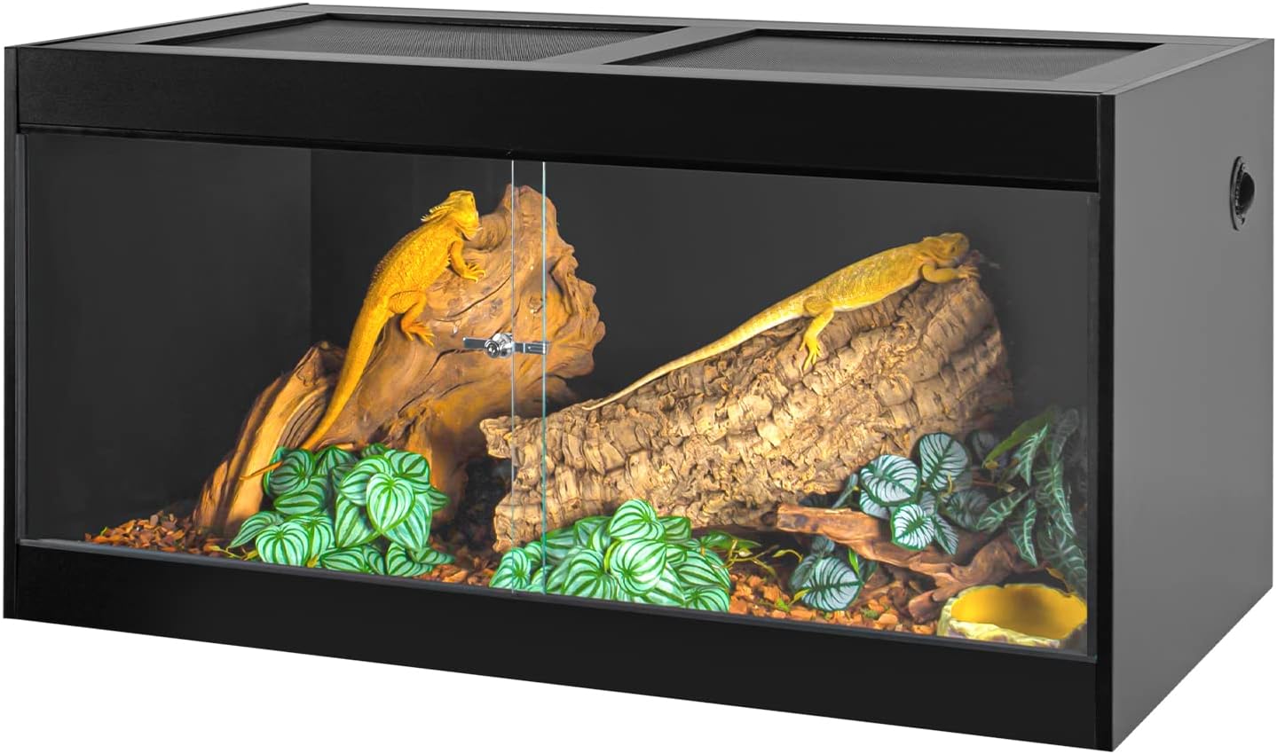 Amazon.com : OIIBO 120 Gallon Reptile Original Wood Enclosure 48"x24 ...