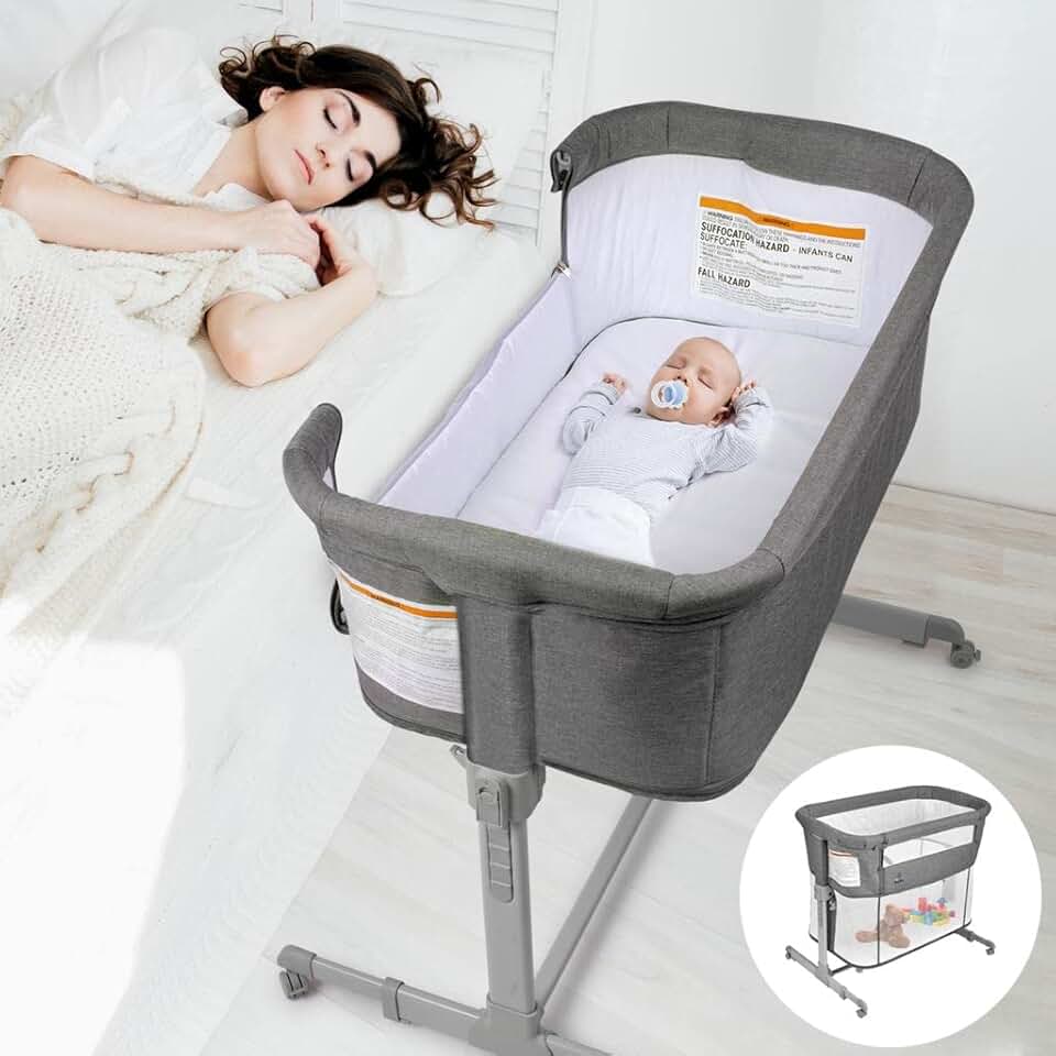 Amazon.com: Bedside Cribs - Bedside Cribs / Bassinets: Baby Products