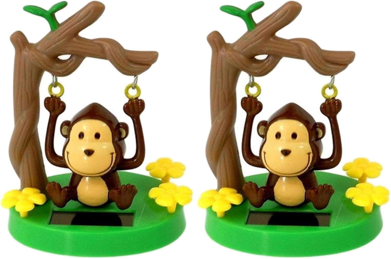 Solar Powered Dancing Animal, 2 PCS Solar Dancing Toys, Solar Swing ...