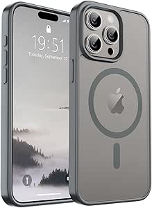 Amazon.com: SUPFINE Magnetic for iPhone 15 Pro Max Case [Compatible with MagSafe] [10 FT ...