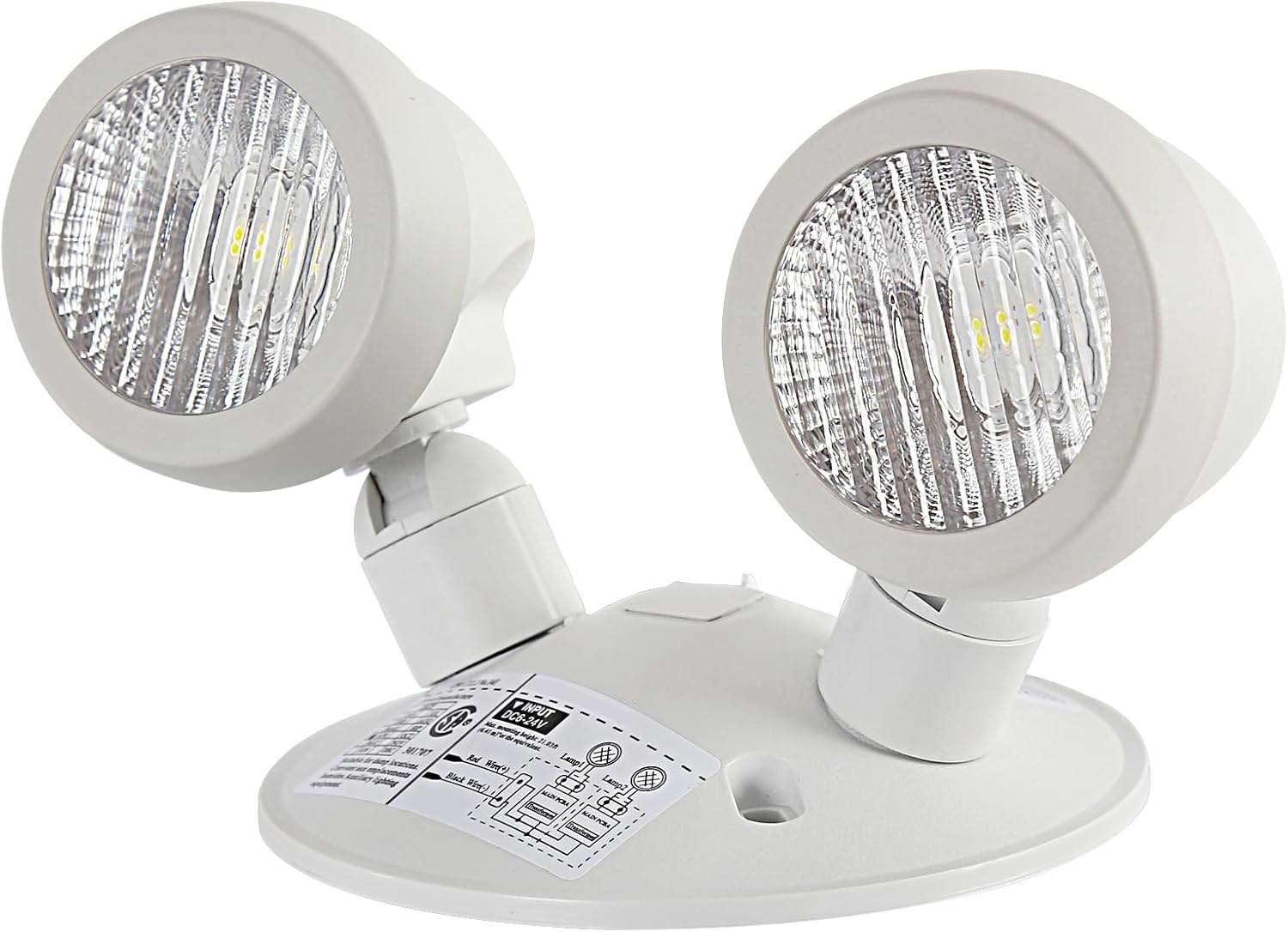 ENJVVS Double Remote Head for Emergency Light, LED Emergency Remote ...