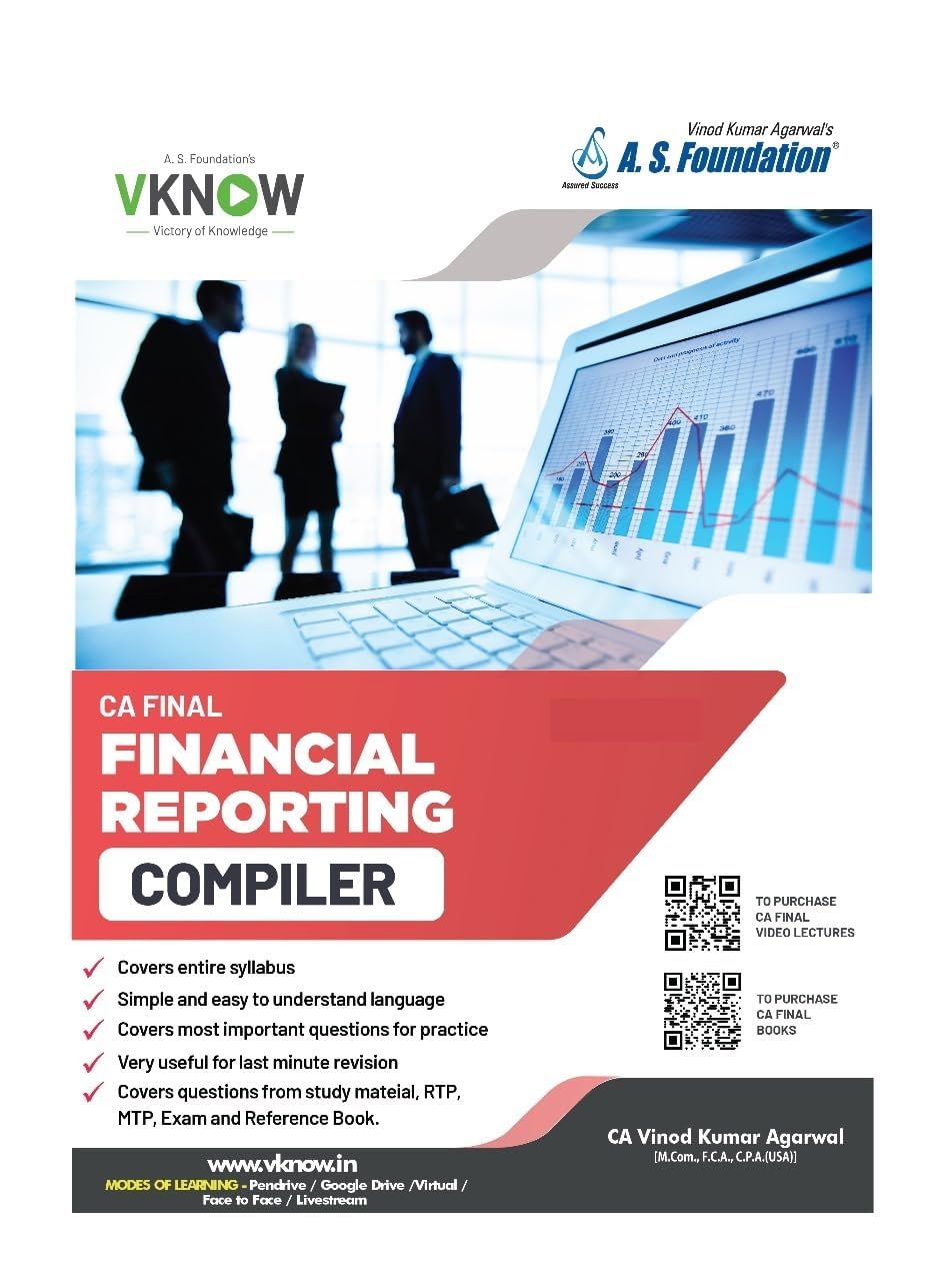 Buy CA FINAL Financial Reporting Compiler (New Scheme) Book by CA Vinod ...