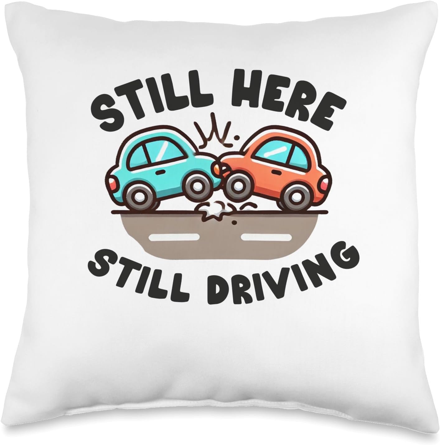 Amazon.com: Car Accident Survivor Funny Car Crash Injury Recovery Throw ...