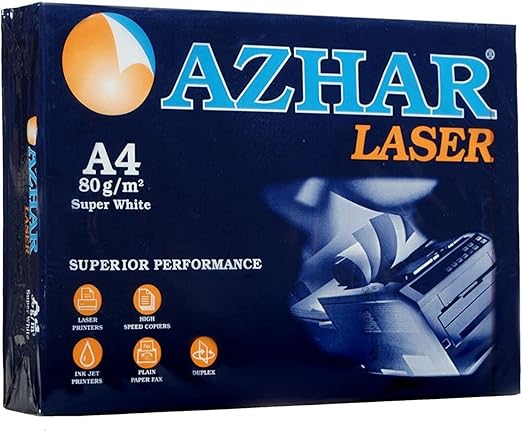 Azhar Laser Copy Paper A4 80 Gm 500 Sheets White Buy Online At Best azhar-laser-copy-paper-a4-80-gm-500-sheets-white-buy-online-at-best