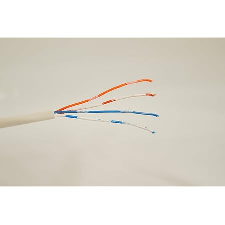 10 MTR BT CW1308 WHITE TELEPHONE CABLE 2 PAIR OR 4 CORE FOR INTERNAL ...