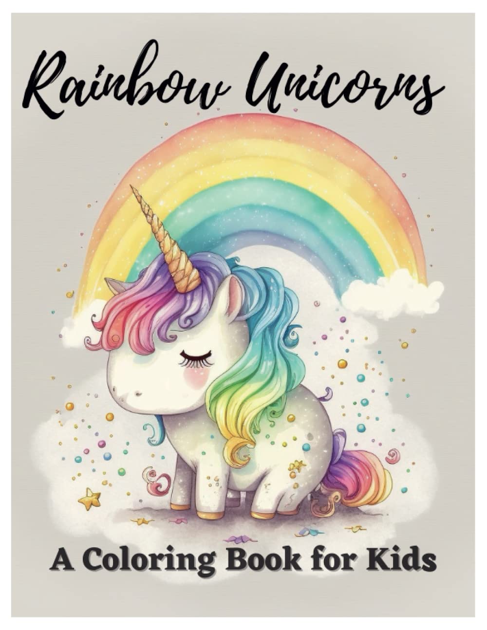 Rainbow Unicorns: Coloring Books for Kids Ages 4–8 | Unicorns Gifts for ...