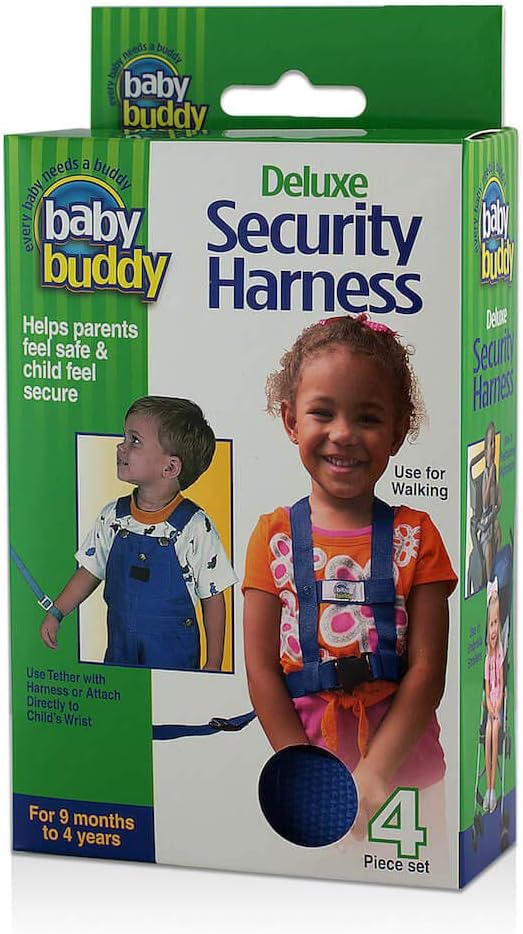 Baby Buddy Deluxe Security Harness (Navy) : Amazon.co.uk: Baby Products