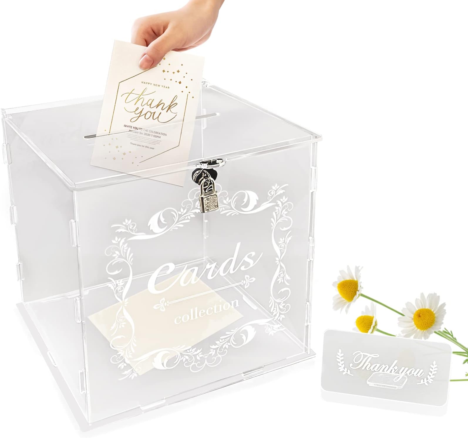 Amazon.com: MDLUU Wedding Card Holder Box, Treasure Chest Wedding Money ...