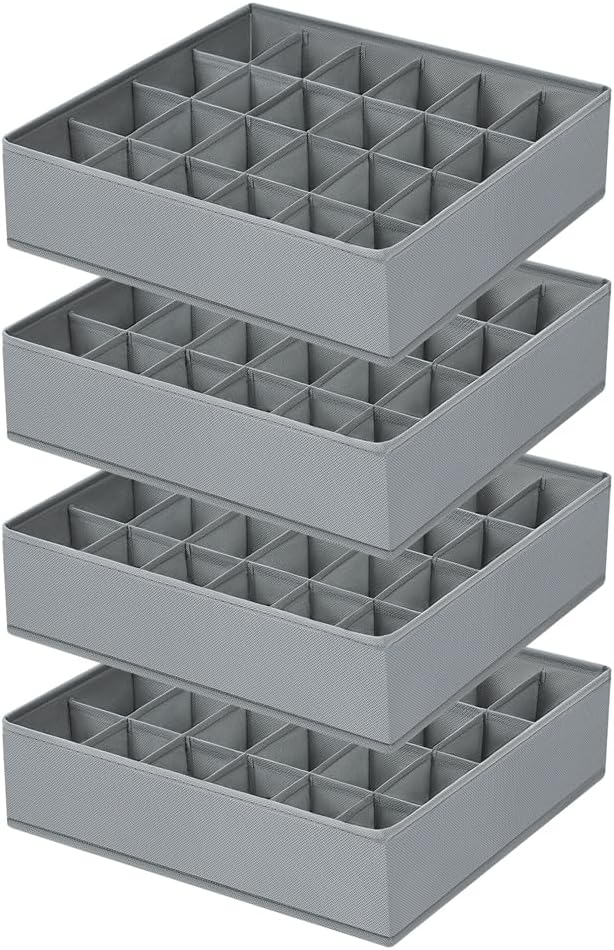 Amazon.com: ROUFA Underwear and Sock Drawer Organizers, Pink ...