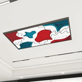 Decorative Fluorescent Light Covers for Ceiling Lights Seamless pattern ...
