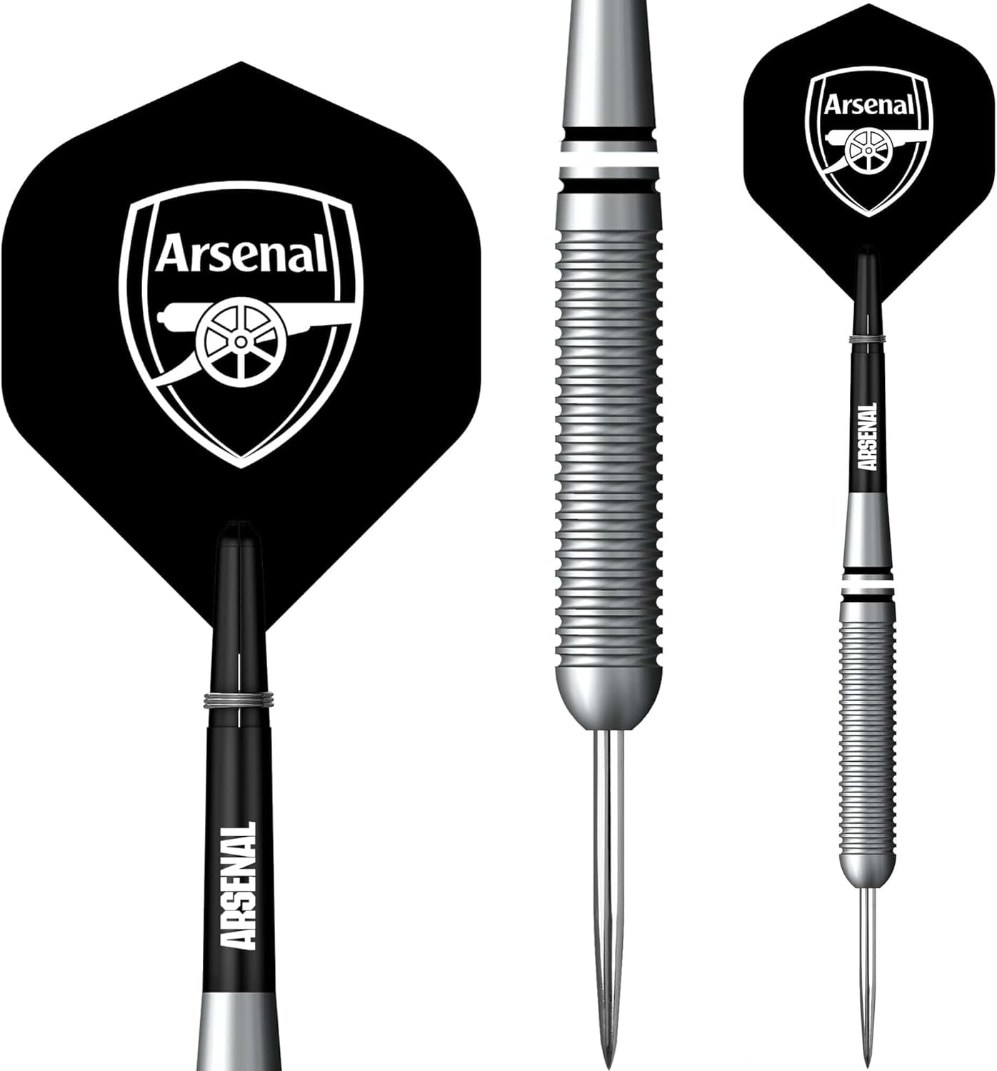 Officially Licensed Arsenal Football Club Steel Tip Brass Darts Set ...