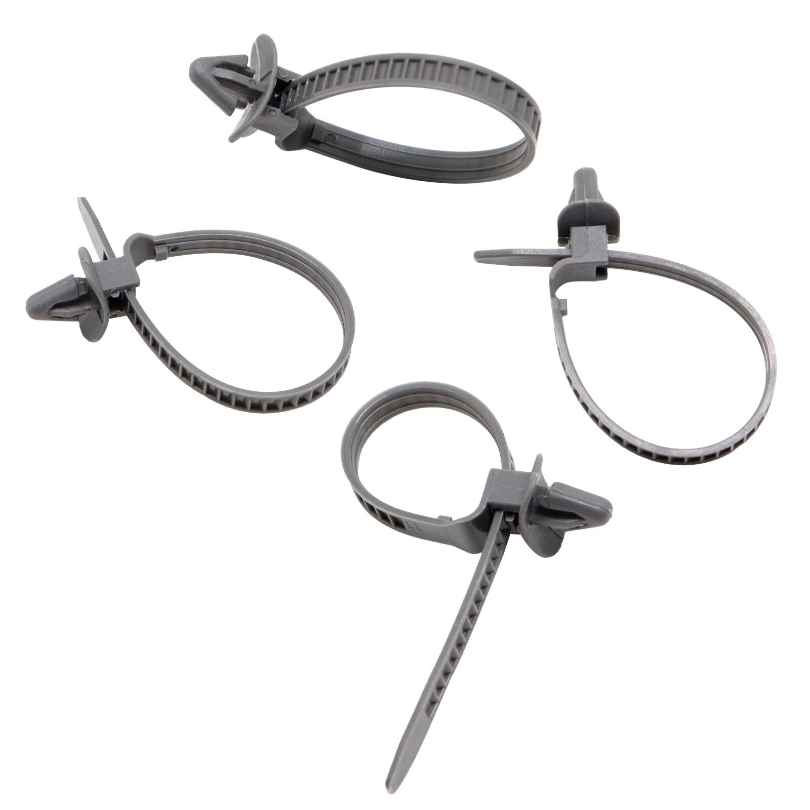 Snapklik.com : BENLIUDH Push Mount Cable Zip Tie, 4 Inch Automotive ...