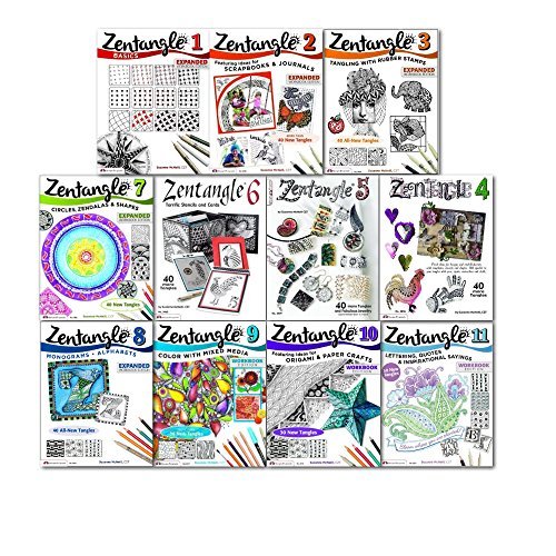 Zentangle Collection 11 Books Set Pack By Suzanne McNeill: Suzanne ...