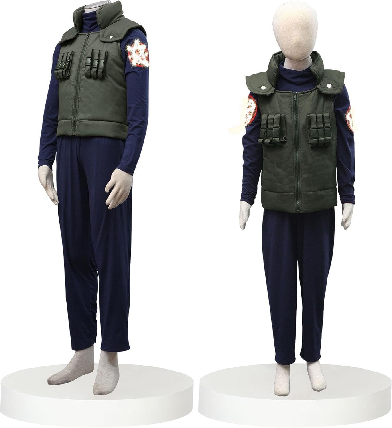 Amazon.com: MYCOS Hatake Kakashi Cosplay Costume Outfits ...