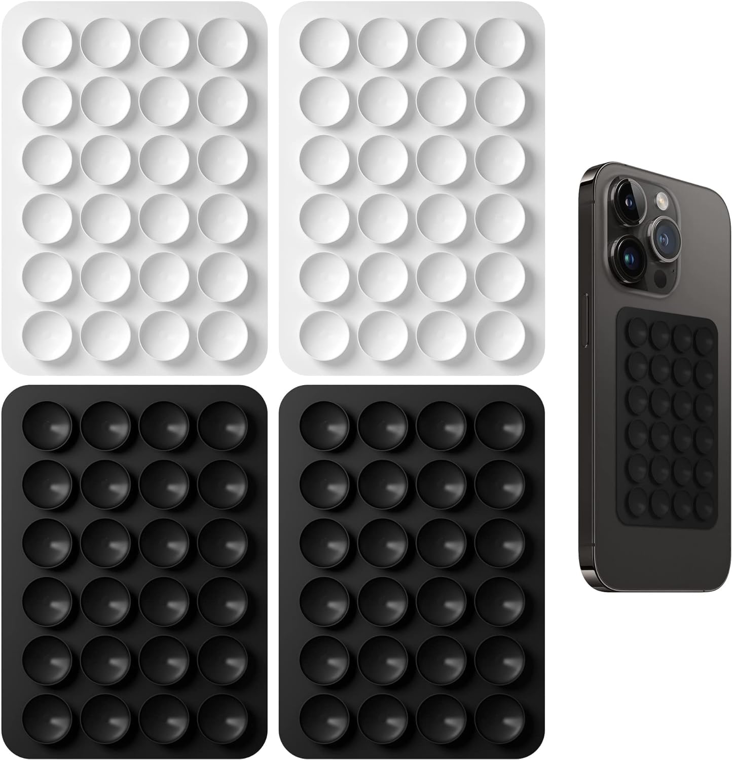 MMSZHL 4 Pcs Soporte para Teléfono con Ventosa, Soporte Manos Libres ...