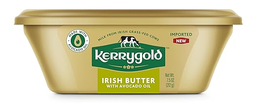 Amazon.com: Kerrygold Grassfed Pure Irish Butter with Avocado Oil Tub ...
