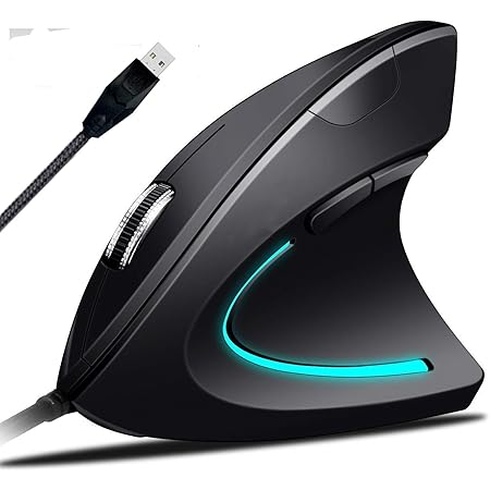 Amazon.com: Wolf War Ergonomic Mouse High Precision Optical Vertical ...