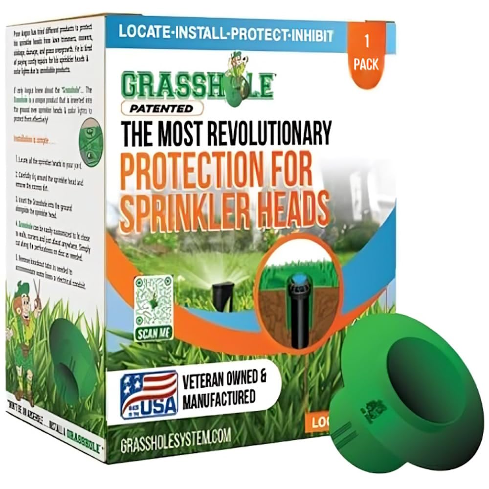 Amazon.com : GRASSHOLE - Patented Sprinkler Head Protection Sprinkler ...