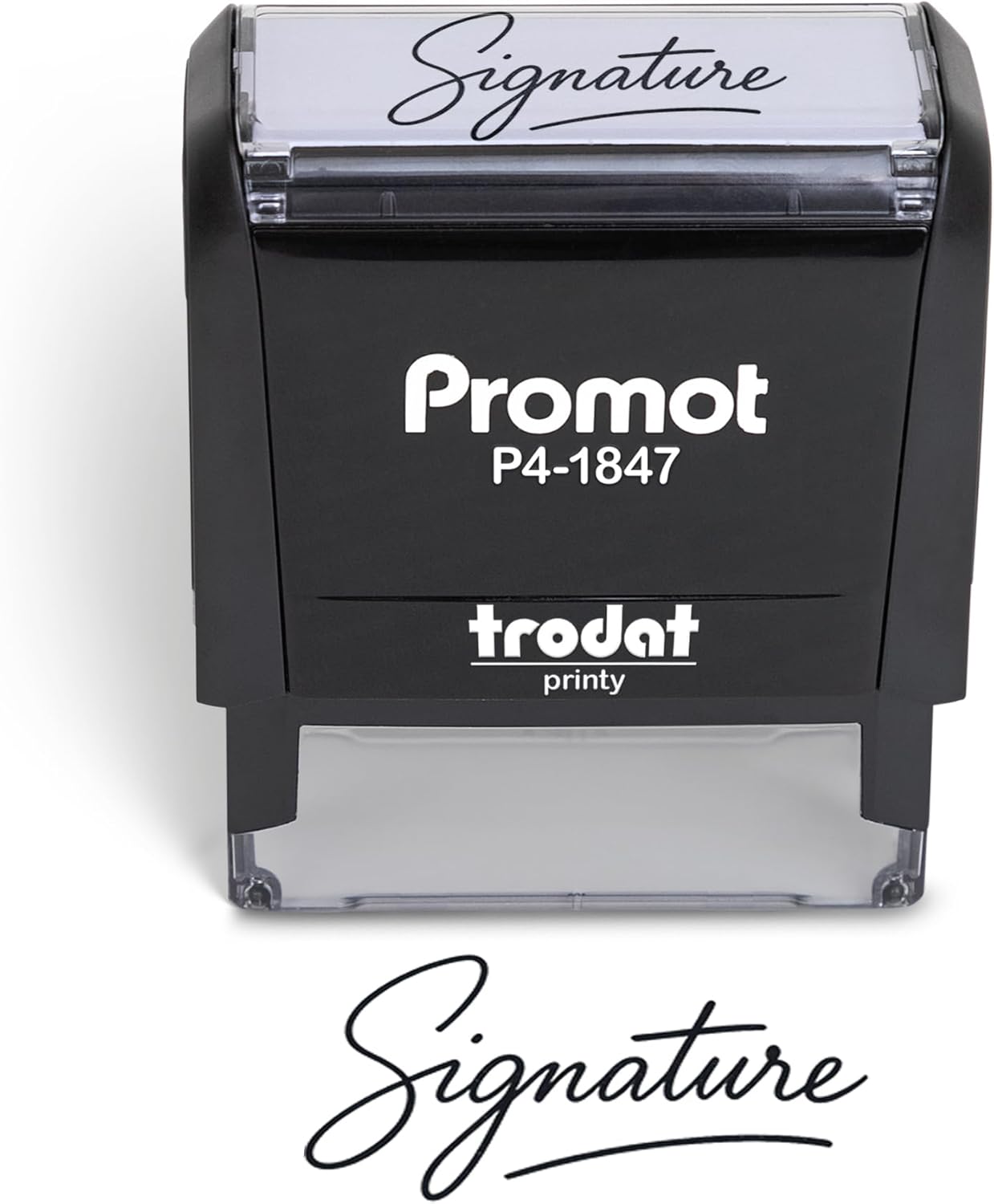 Amazon.com : Promot Personalized Signature Stamp - Custom Self Inking ...