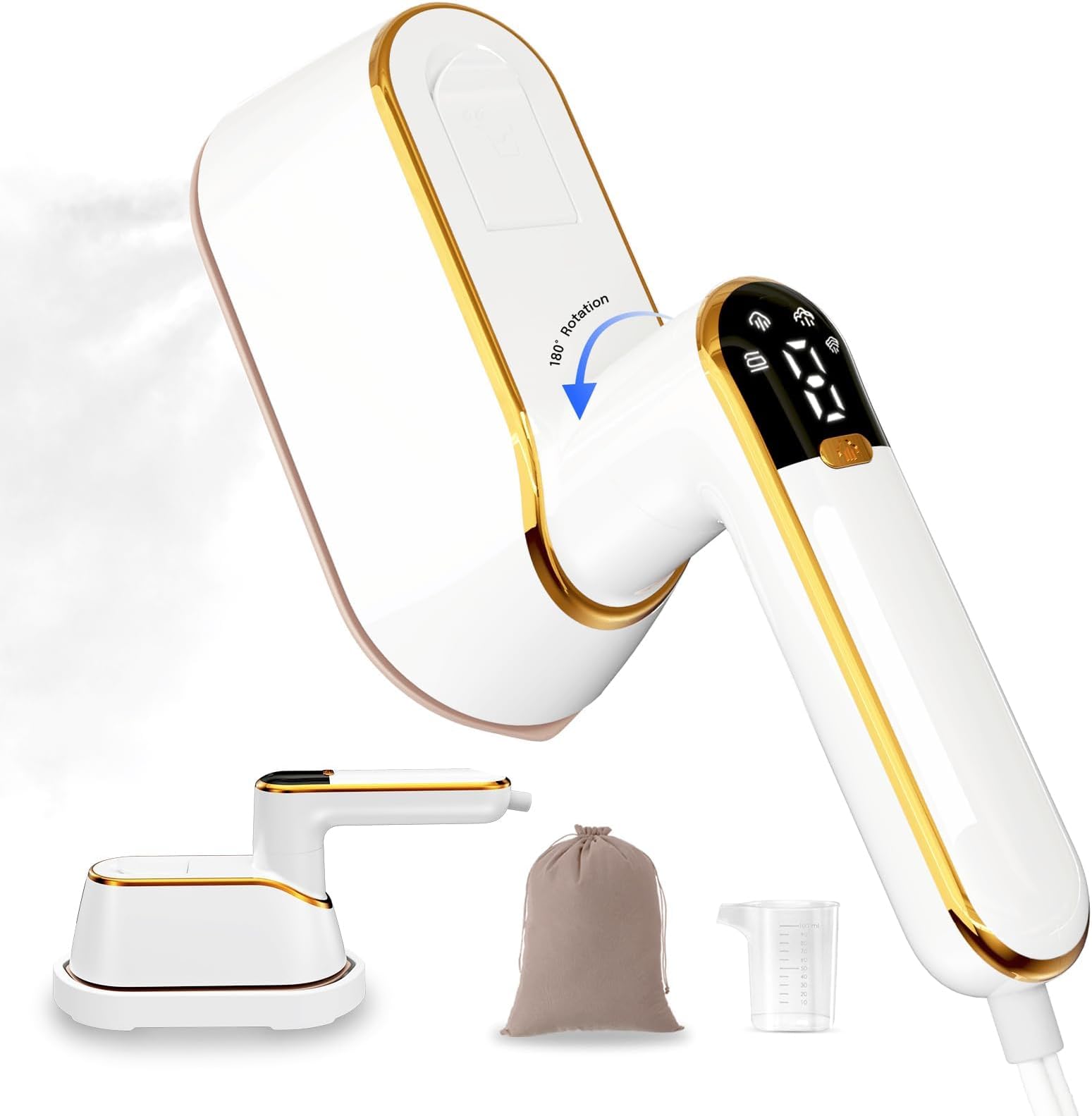 Amazon.com: 1200W Portable Travel Steamer Iron for Clothes - 4 Modes ...