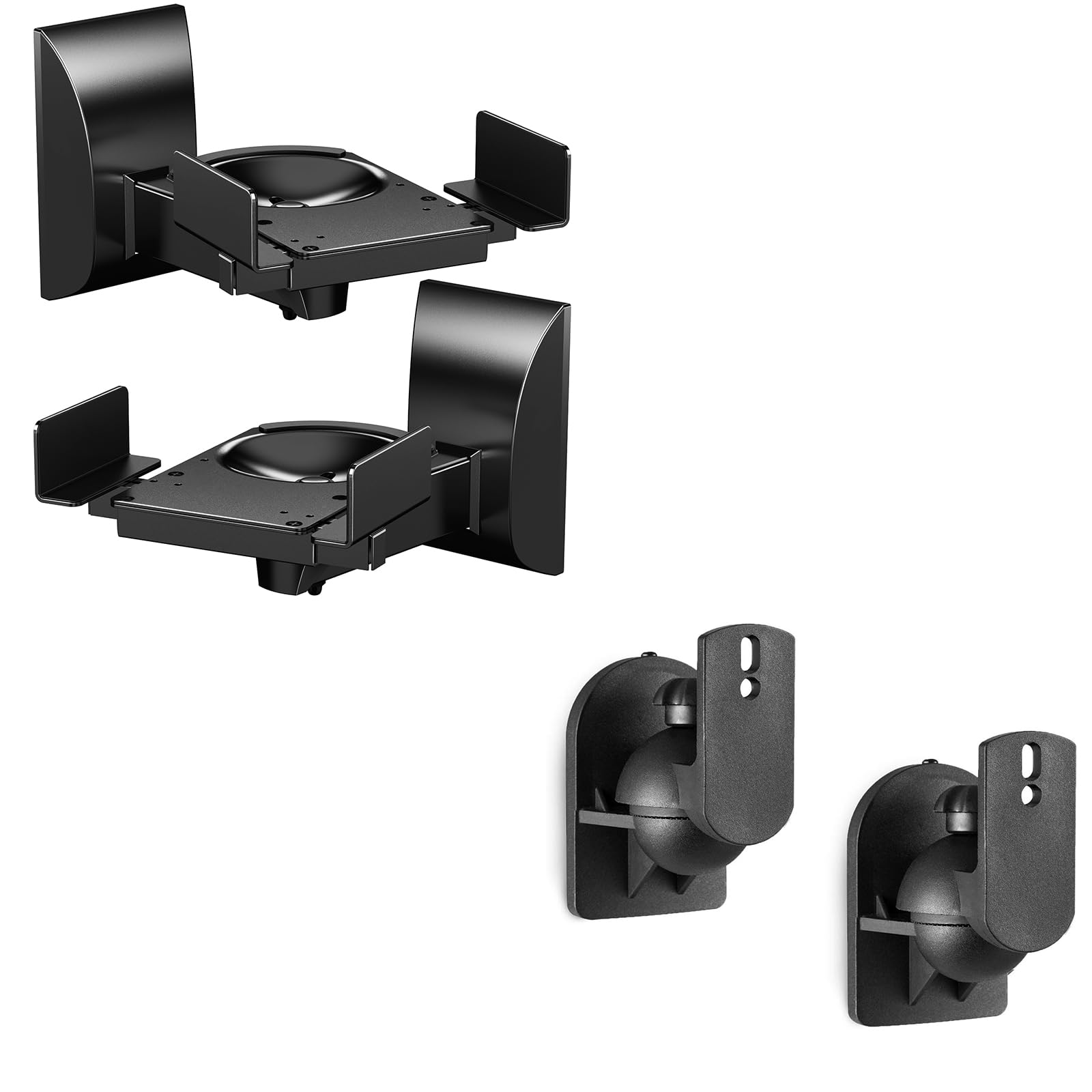 Amazon.com: WALI Bundles Speaker Wall Mounts+Speaker Wall Ceiling ...