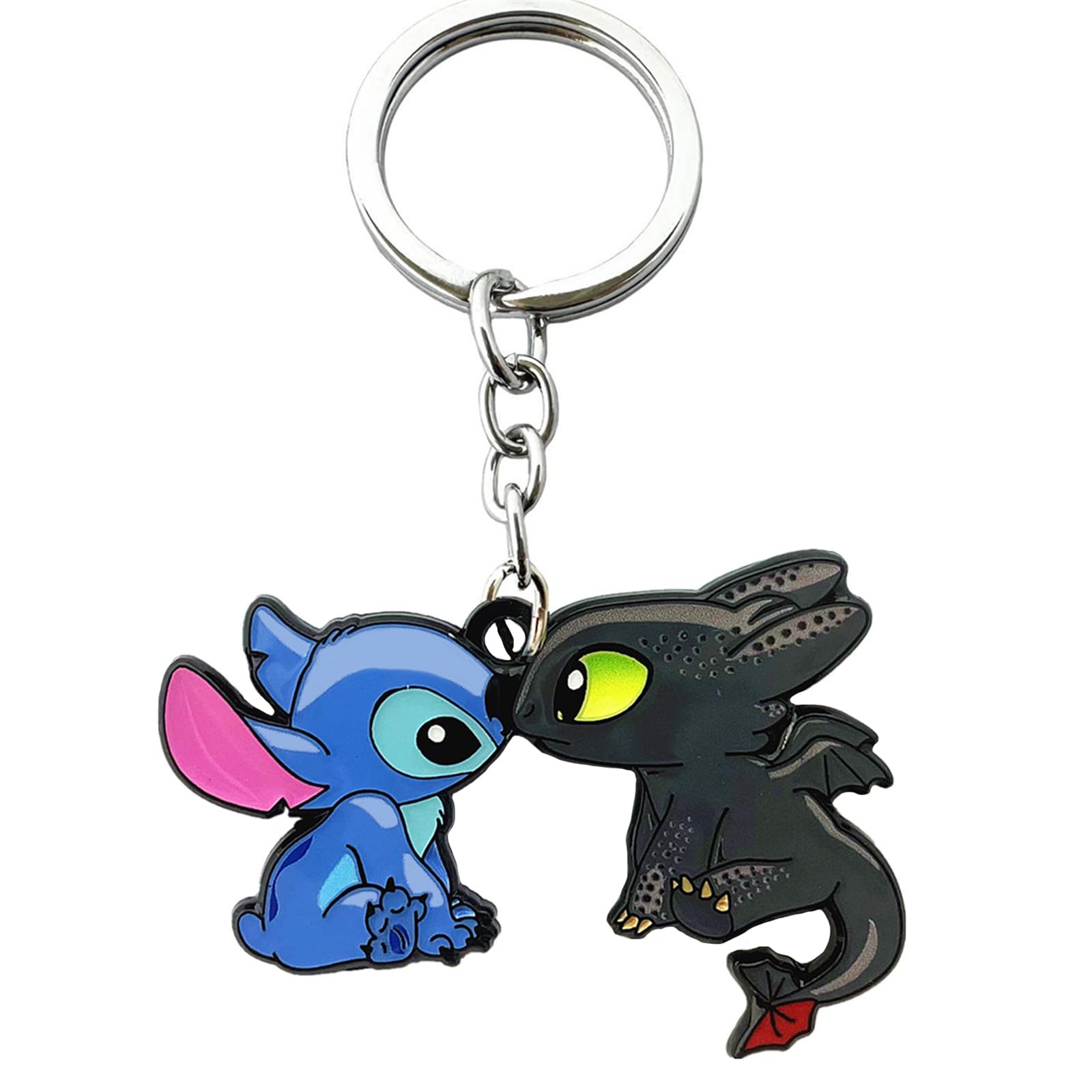 Stitch Keychain Anime Cosplay Jewelry Night Fury How Train You Drgon ...