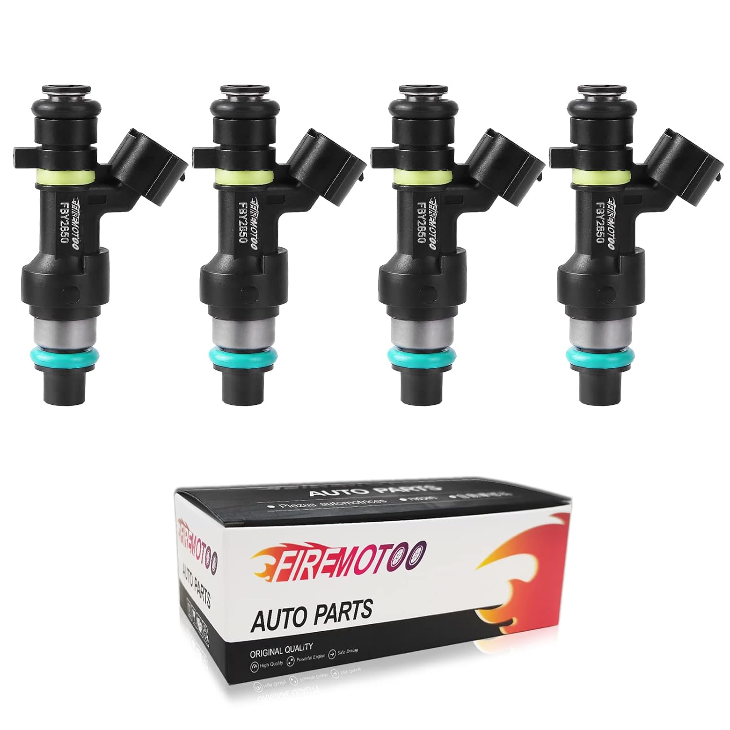 FIREMOTOO Fuel Injectors set of 4 Compatible with Sentra 2007-2012 ...