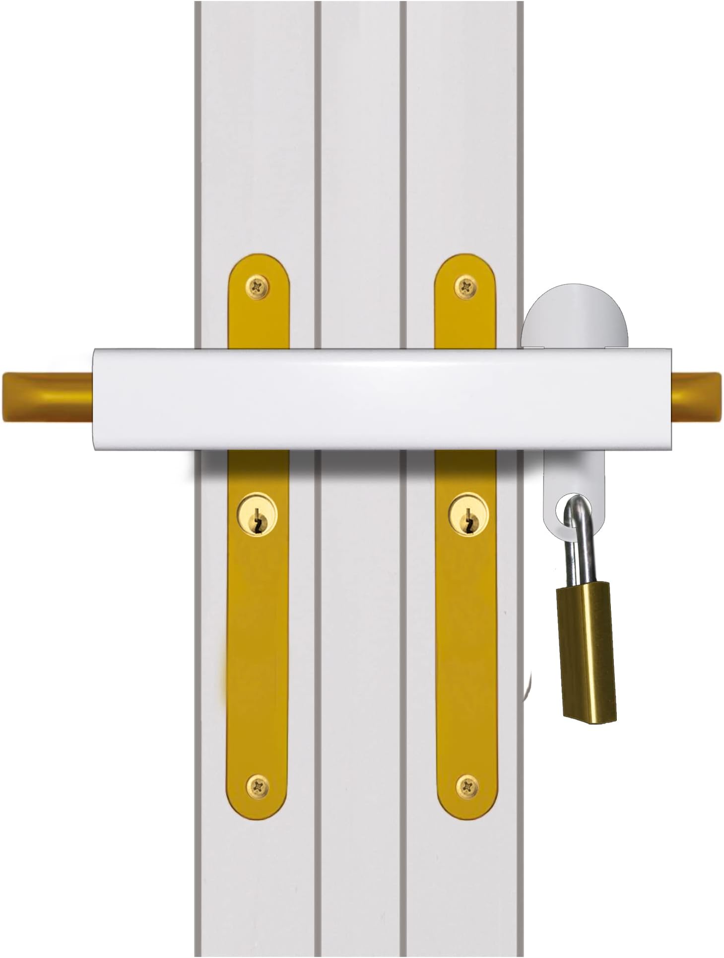 Patio Door Security Lock (White) : Amazon.co.uk: DIY & Tools