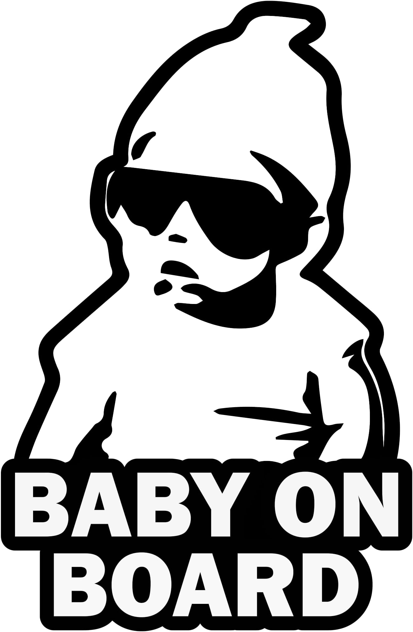 TOTOMO Baby on Board Sticker - Safety Caution Decal Sign Stickers for ...