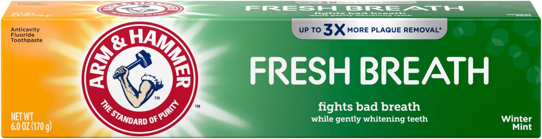 Amazon.com : Arm & Hammer Complete Care Toothpaste, Fresh Mint, Whole ...