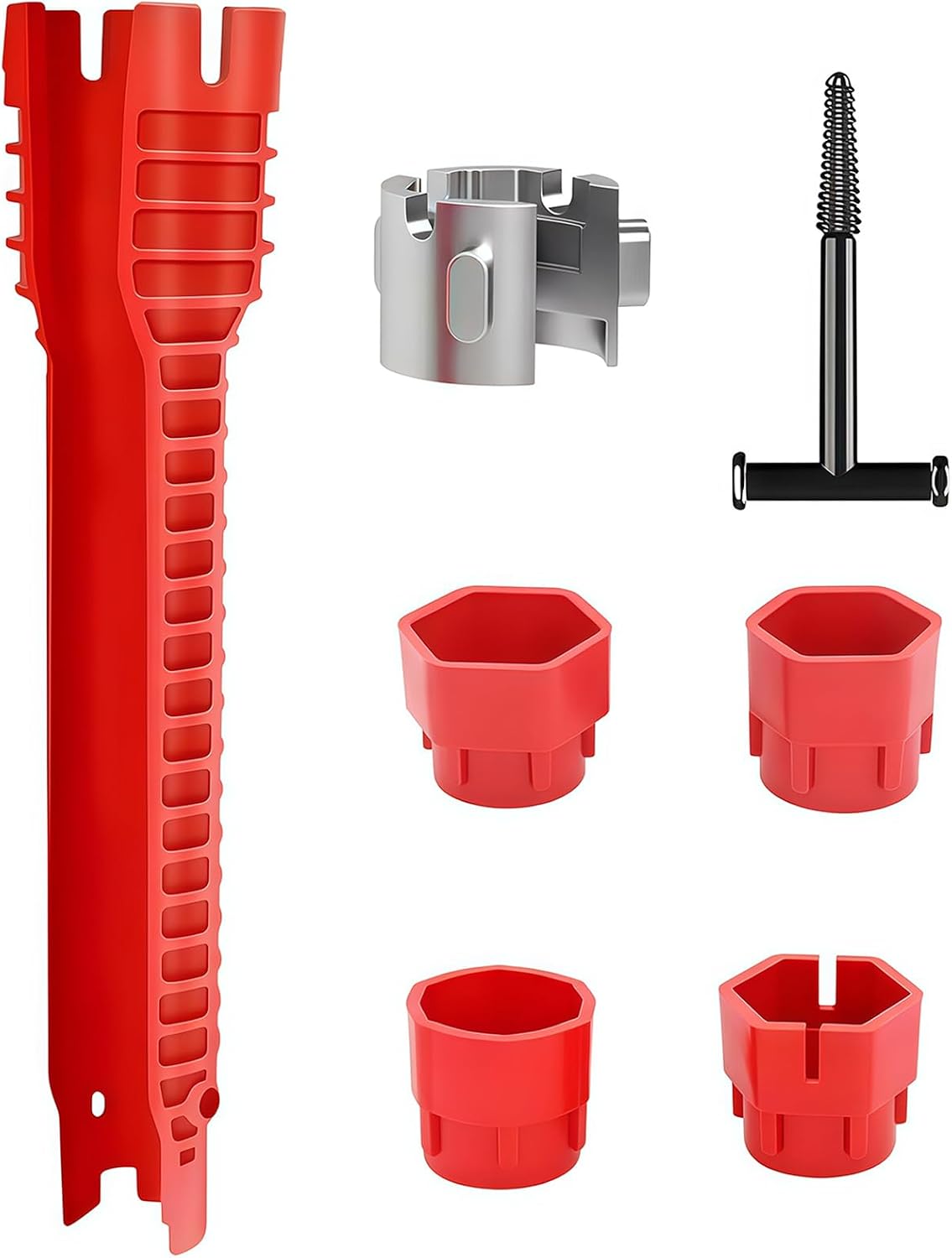 ZenHuaXinTon Plumbing Tools 12-in-1 Sink Wrench Set, tap Spanner Set ...