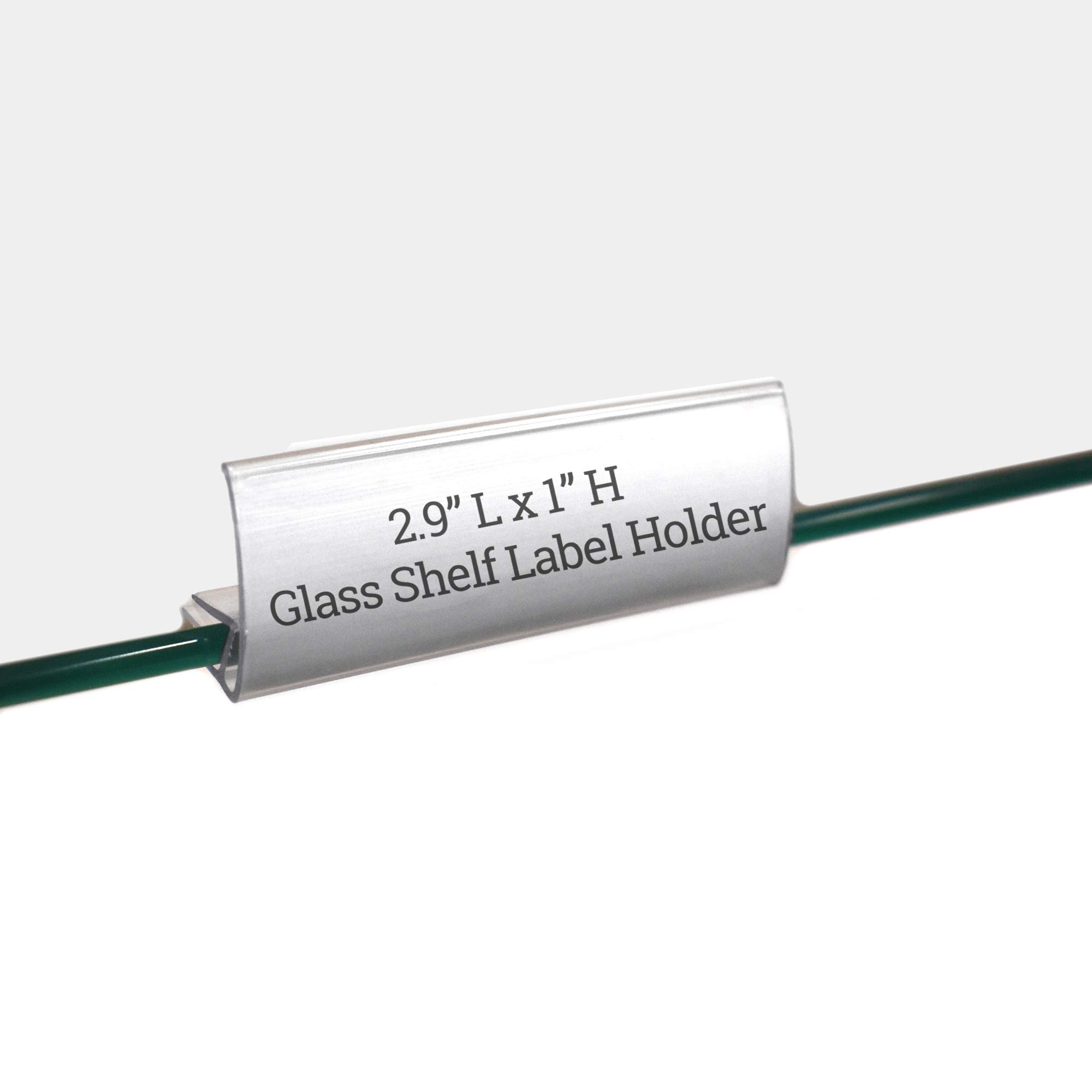 Amazon.com : Glass Shelf Label Holder, Clear Sign Clip for Glass ...